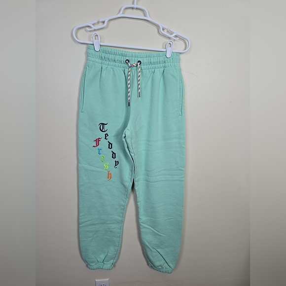 Teddy Fresh | Pants & Jumpsuits | Teddy Fresh Mint Green Embroidered ...